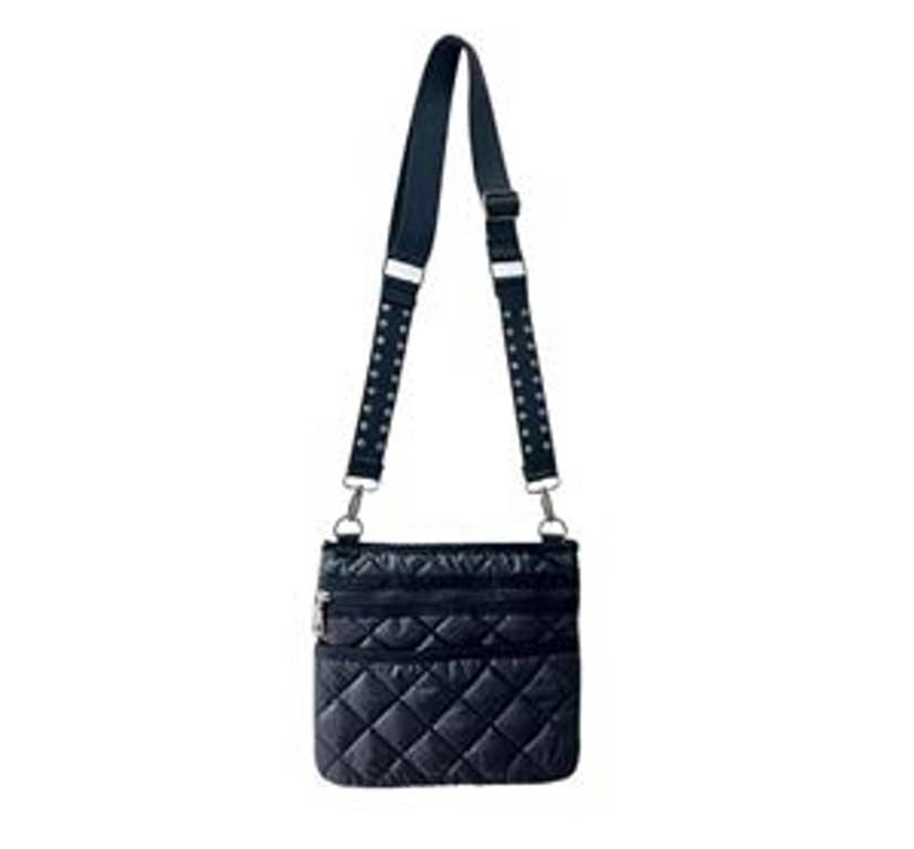 Jerry Bucket Noir Diamond Crossbody | TC Unlimited